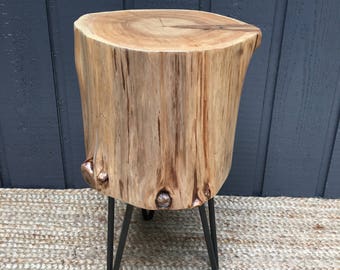 Stump side table | Etsy