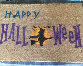 Halloween doormat | Etsy
