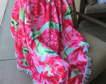 Round beach towel | Etsy
