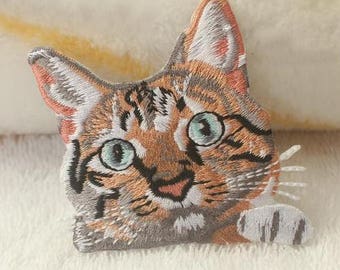 Embroidered cats | Etsy