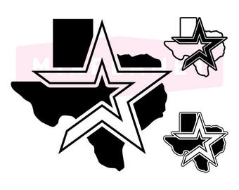 Houston astros dxf | Etsy