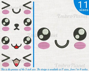 Kawaii face | Etsy