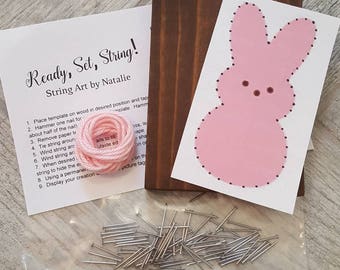 Bunny string art | Etsy