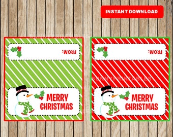 Snowman bag topper | Etsy