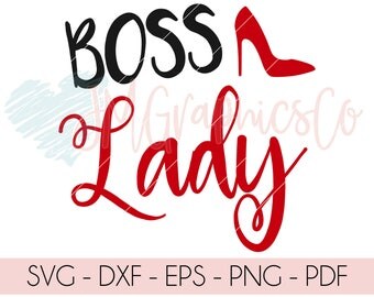 Boss lady svg | Etsy