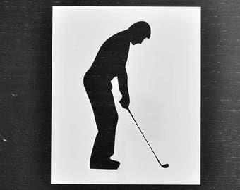 Golf stencils | Etsy