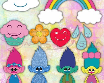 Trolls clipart | Etsy