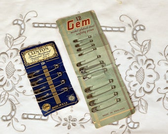 Vintage safety pins | Etsy