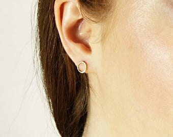 Simple stud earrings | Etsy