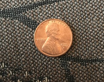 Penny For Your Thoughts Ring One Cent US Coin Lincoln