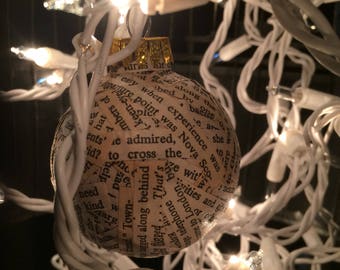 Book ornament | Etsy