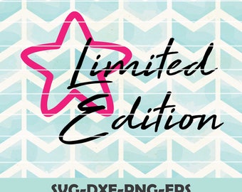 Limited edition svg | Etsy