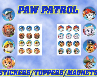 Paw patrol stickers | Etsy