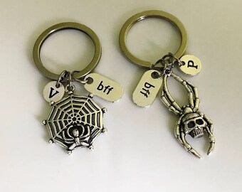 Spider keychain | Etsy