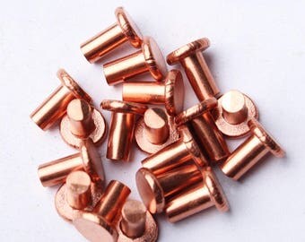 Copper rivets | Etsy