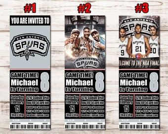 Spurs invitations | Etsy