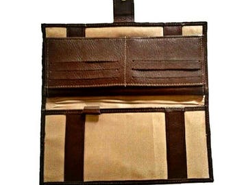 Penelope Wallet Checkbook Sewing Pattern PDF Instant
