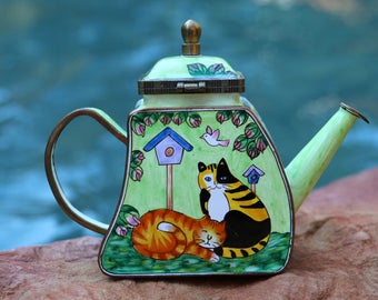 Cat tea pot | Etsy