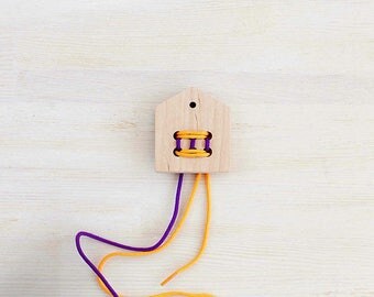 Lacing toy | Etsy