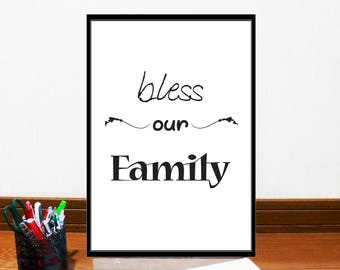 God bless our family | Etsy