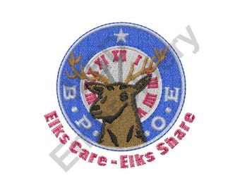 Elk embroidery | Etsy