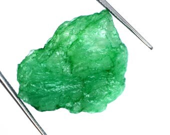 Uncut emerald | Etsy