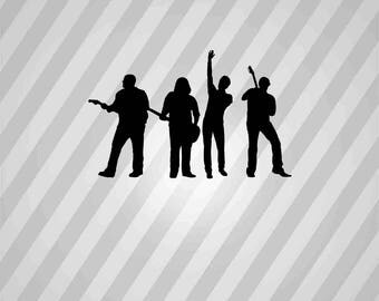 Rock band svg | Etsy