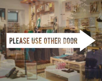 Use other door | Etsy