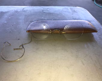 Nose pinch glasses | Etsy