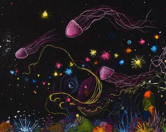 Deep sea art | Etsy