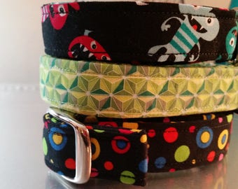 Fabric dog collar | Etsy
