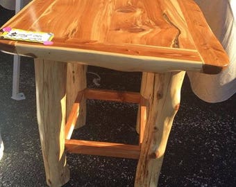 Log end table | Etsy