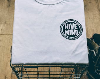 HIVE MIND Laser Cut Shirt Kimono Top Black Sweatshirt Crop