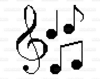 Treble clef svg | Etsy