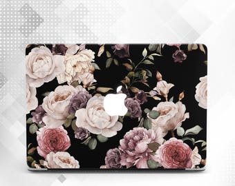Floral macbook case | Etsy