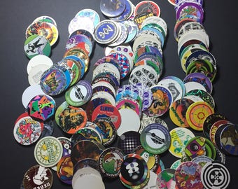 Lot of Vintage POGS 30 POGS 90s Toys and Collectibles