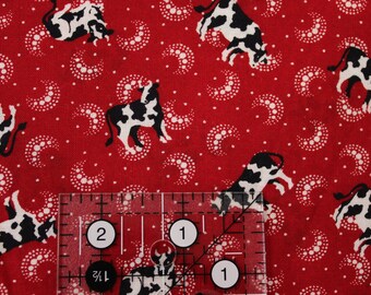 Cow print fabric | Etsy