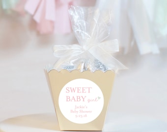 Gold favor box | Etsy