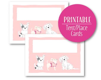 Dog place cards | Etsy