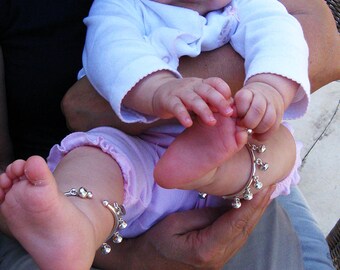 Baby anklet | Etsy