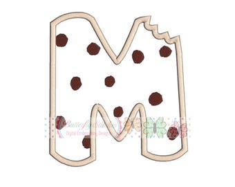 Letter m applique | Etsy
