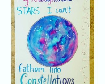 Galaxy painting | Etsy