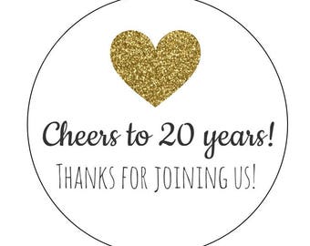 Cheers to 20 years | Etsy