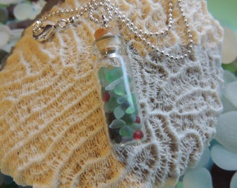 Sea glass jar | Etsy