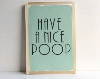 Poop sign | Etsy