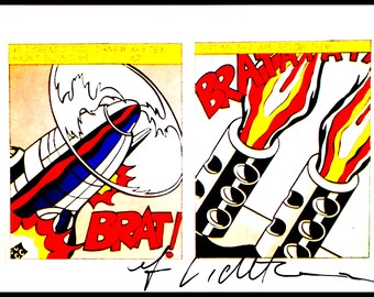 Andy Warhol Pop Art Comic Style Art Print Poster