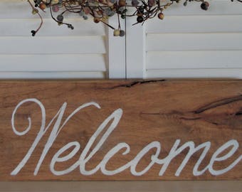Rustic welcome sign | Etsy