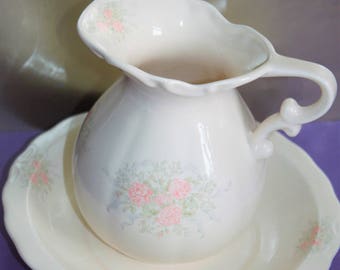 Bowl and pitcher | Etsy