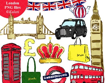 London clipart | Etsy
