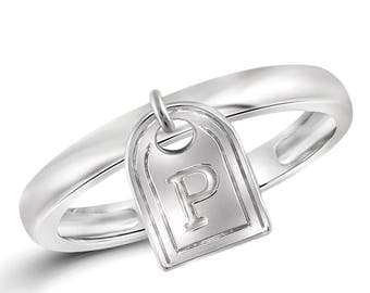 Letter p ring | Etsy